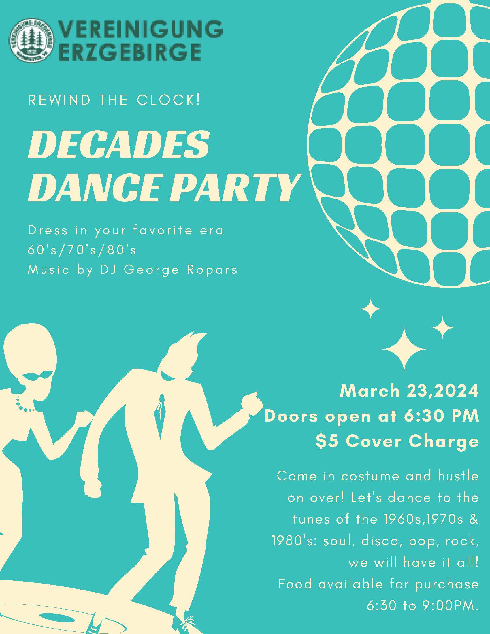 Decades Dance Party – Vereinigung Erzgebirge